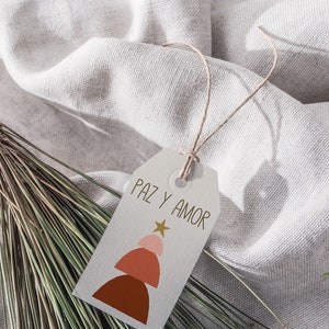 Printable Christmas Gift Tags in Spanish - Etiquetas De Regalo - Feliz ...