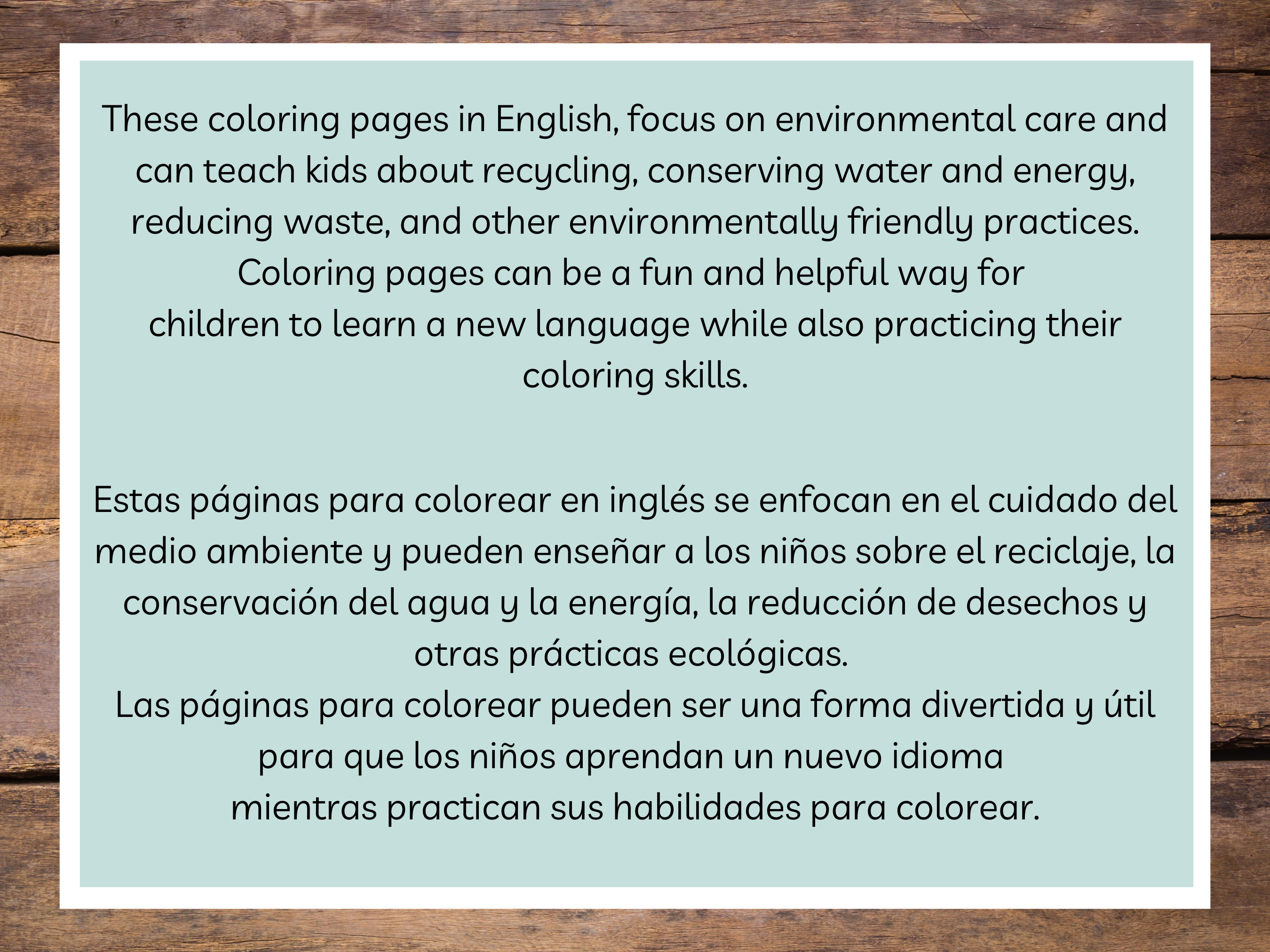 Inspirational Coloring Pages for Kids | Ecology & Climate Change ...