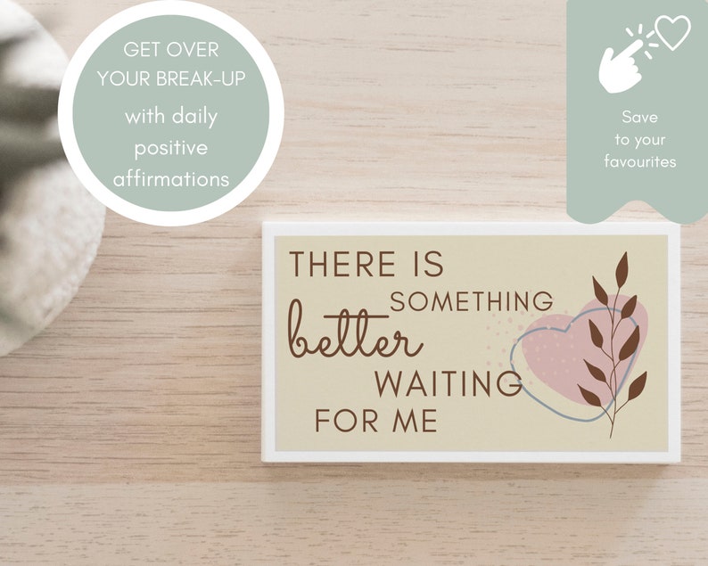 Printable Affirmation Cards to Get Over a Breakup - Self Love ...