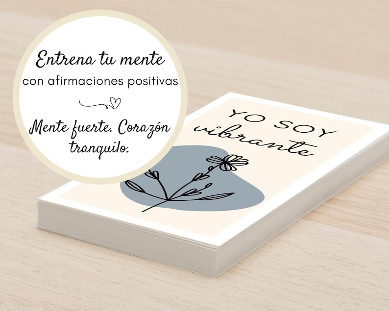 Tarjetas de Afirmación Imprimibles, Afirmaciones Positivas Diarias ...