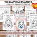 SPANISH Save the Planet Coloring Book for Girls, Earth Day Coloring ...