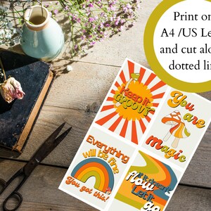 Groovy Affirmations for Self-love, PRINTABLE Daily Positive Quotes ...