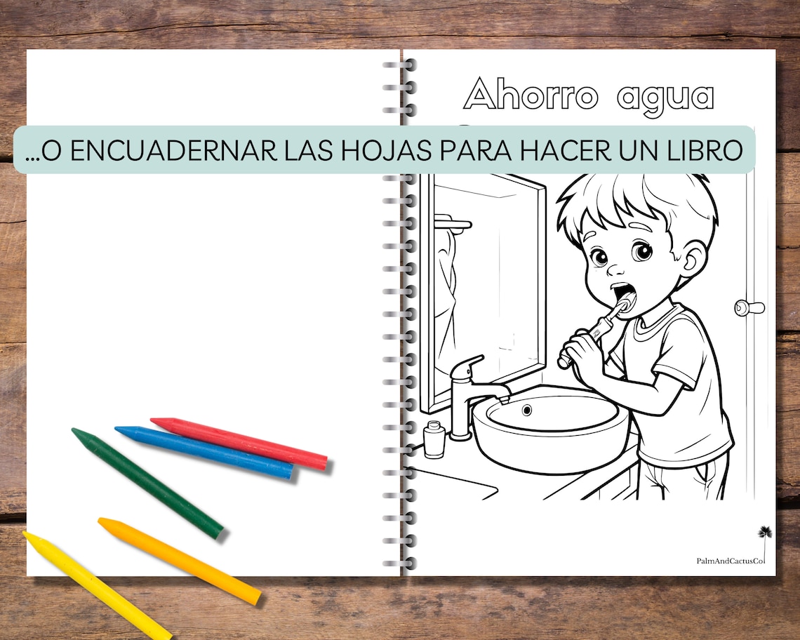 SPANISH Save the Planet Coloring Book for Boys, Earth Day Coloring ...
