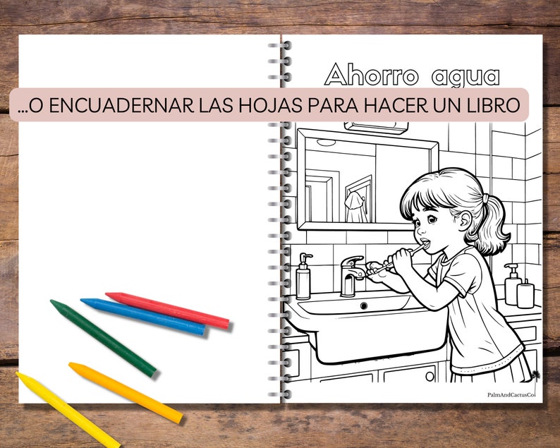 SPANISH Save the Planet Coloring Book for Girls, Earth Day Coloring ...