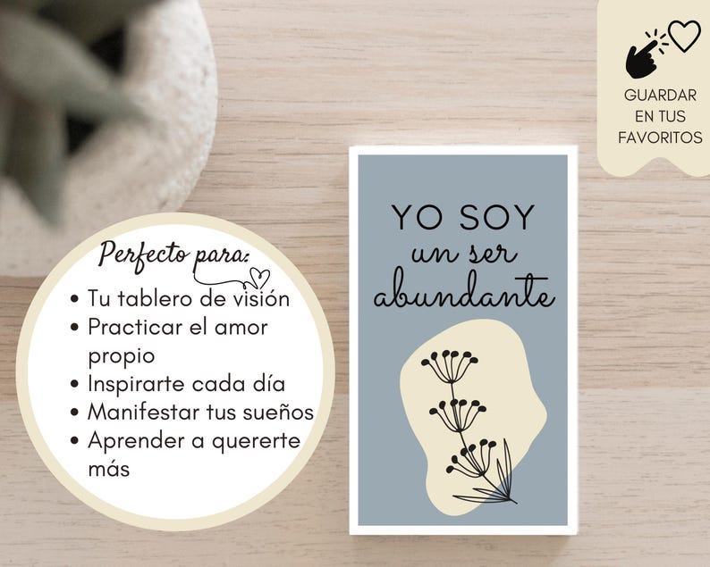 Tarjetas de Afirmación Imprimibles, Afirmaciones Positivas Diarias ...