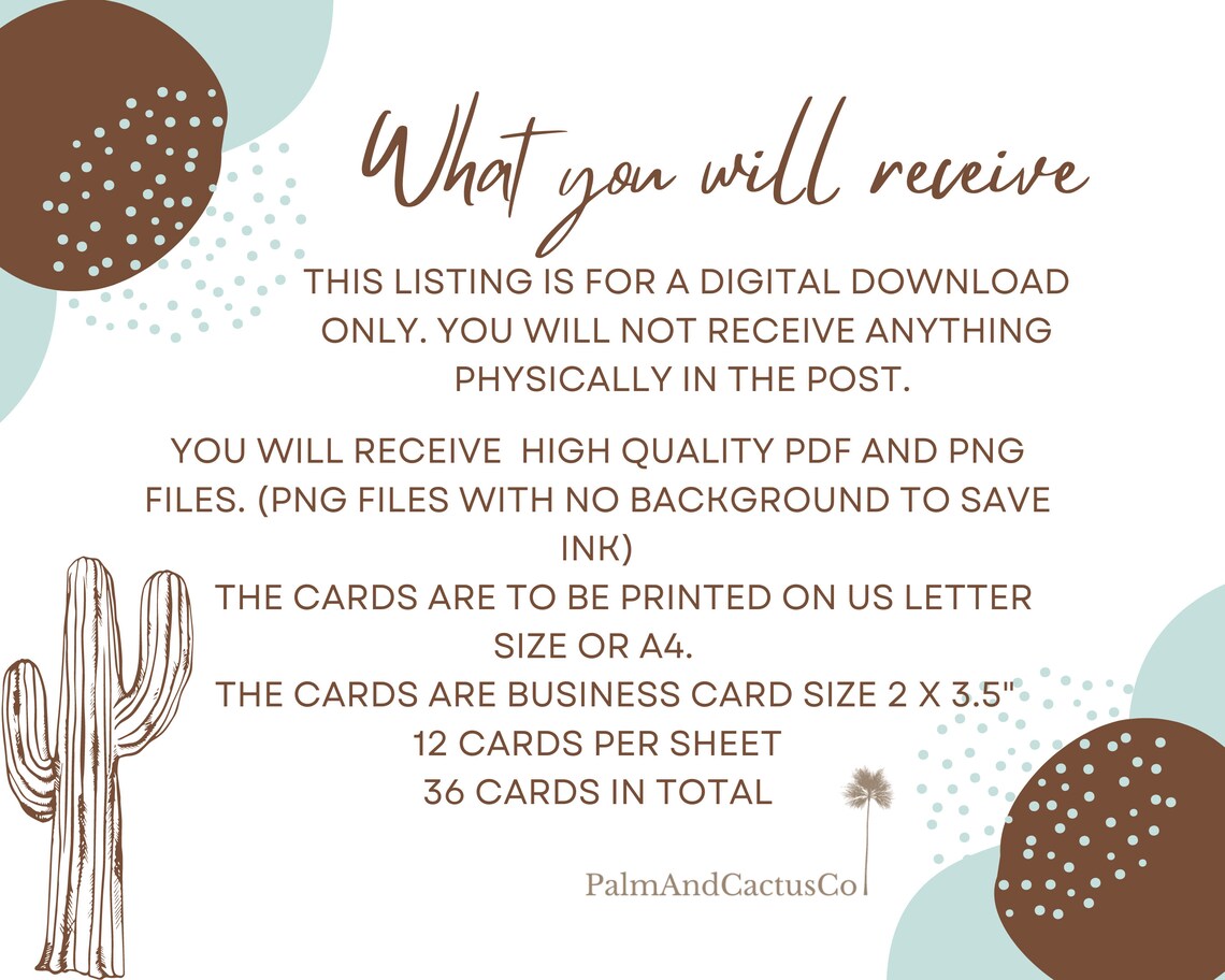 SPANISH Affirmation Cards Printable, Boho Manifestation Cards, Positive ...