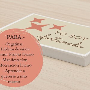 Spanish Affirmation Cards Printable Boho Manifestation Cards | Etsy