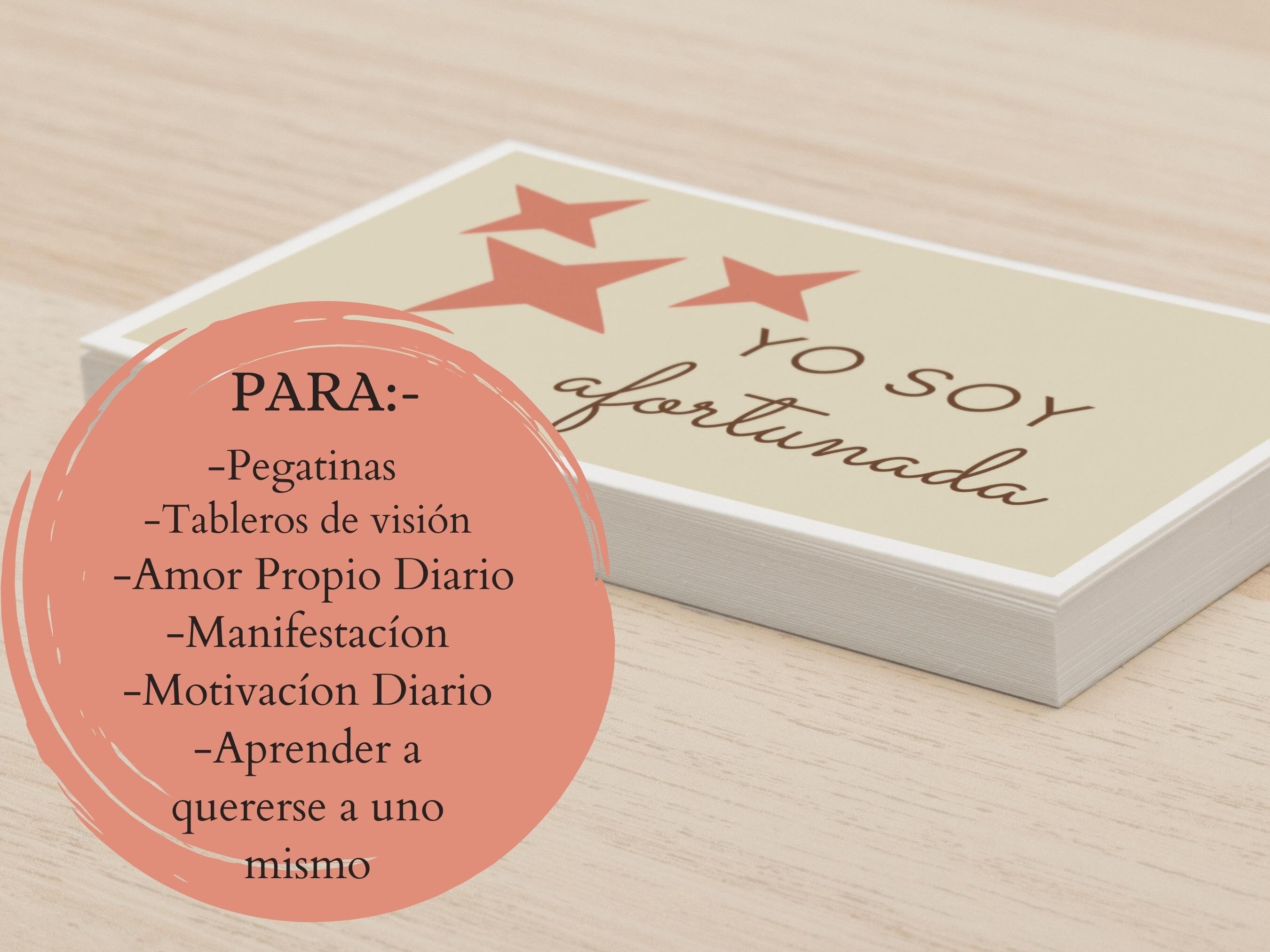 Spanish Affirmation Cards Printable Boho Manifestation Cards | Etsy