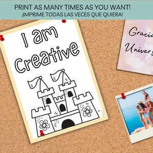 Printable Summer Coloring Pages for Kids With Positive Affirmations in ...