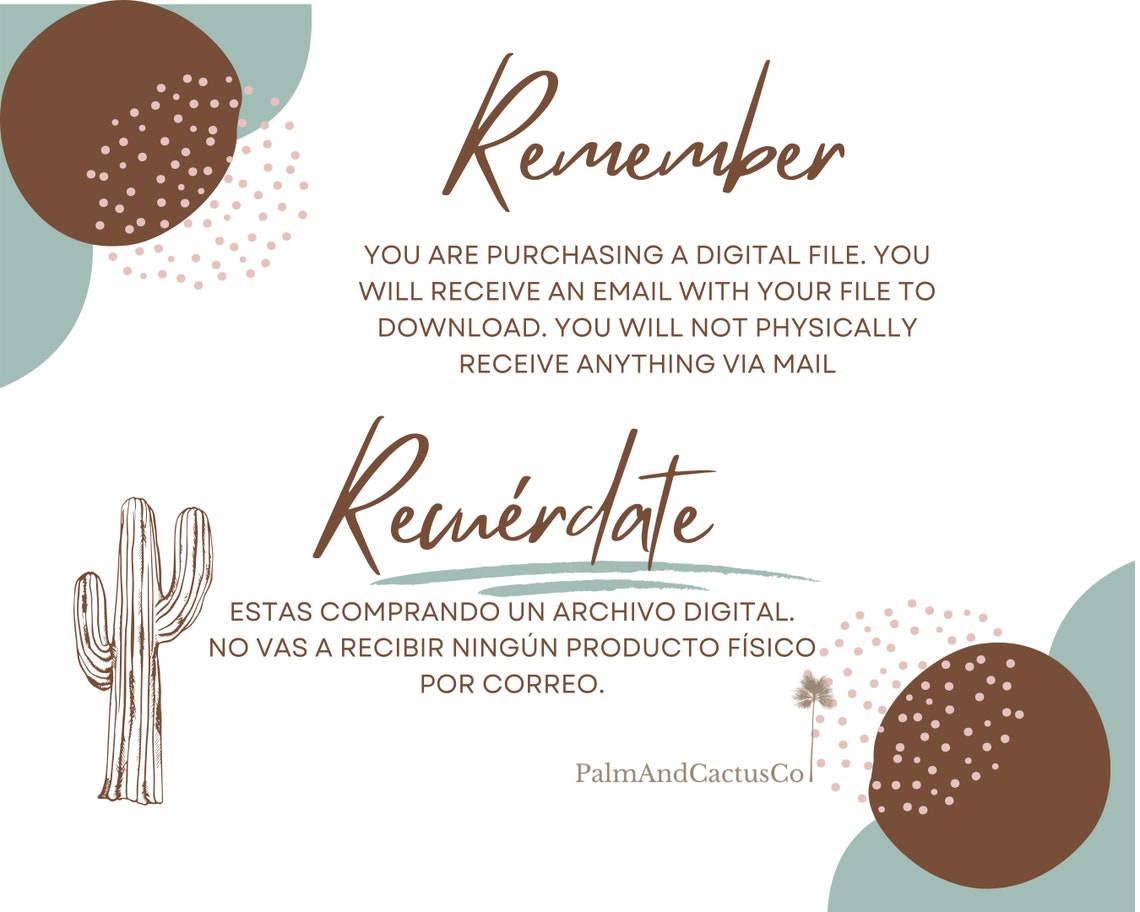 Anxiety Coping Statements Printable in Spanish and English, Self Care ...