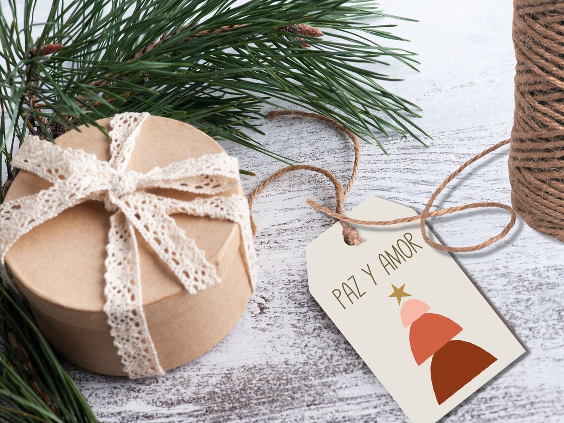 Spanish Christmas Gift Tags Printable, Etiquetas De Regalo Feliz ...