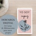 SPANISH Affirmation Cards Printable, Manifestation Cards, I Am Enough ...