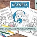 SPANISH Save the Planet Coloring Book for Boys, Earth Day Coloring ...
