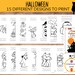 Spanish to English Halloween Coloring Pages, Bilingual Kids Halloween ...