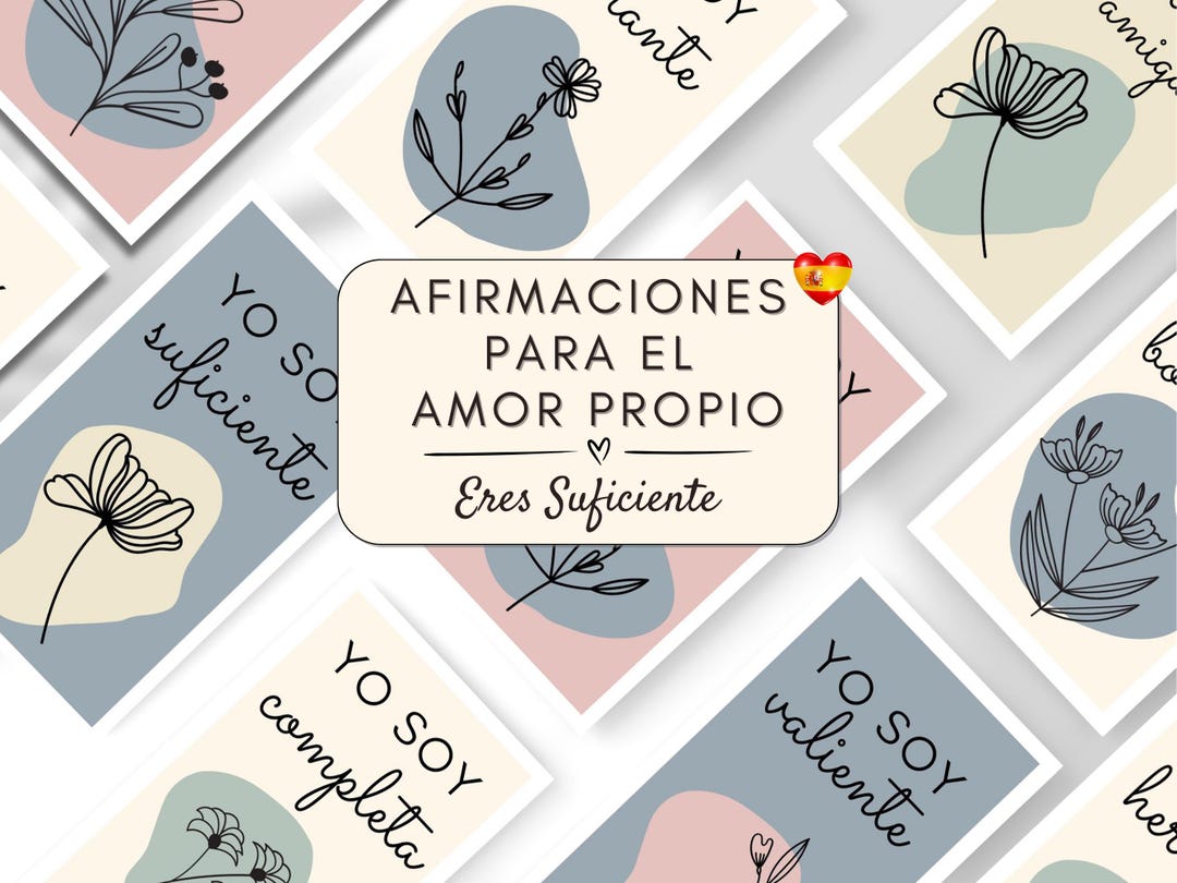 Spanish Affirmation Cards: Positive Daily Motivation and Mindfulness ...
