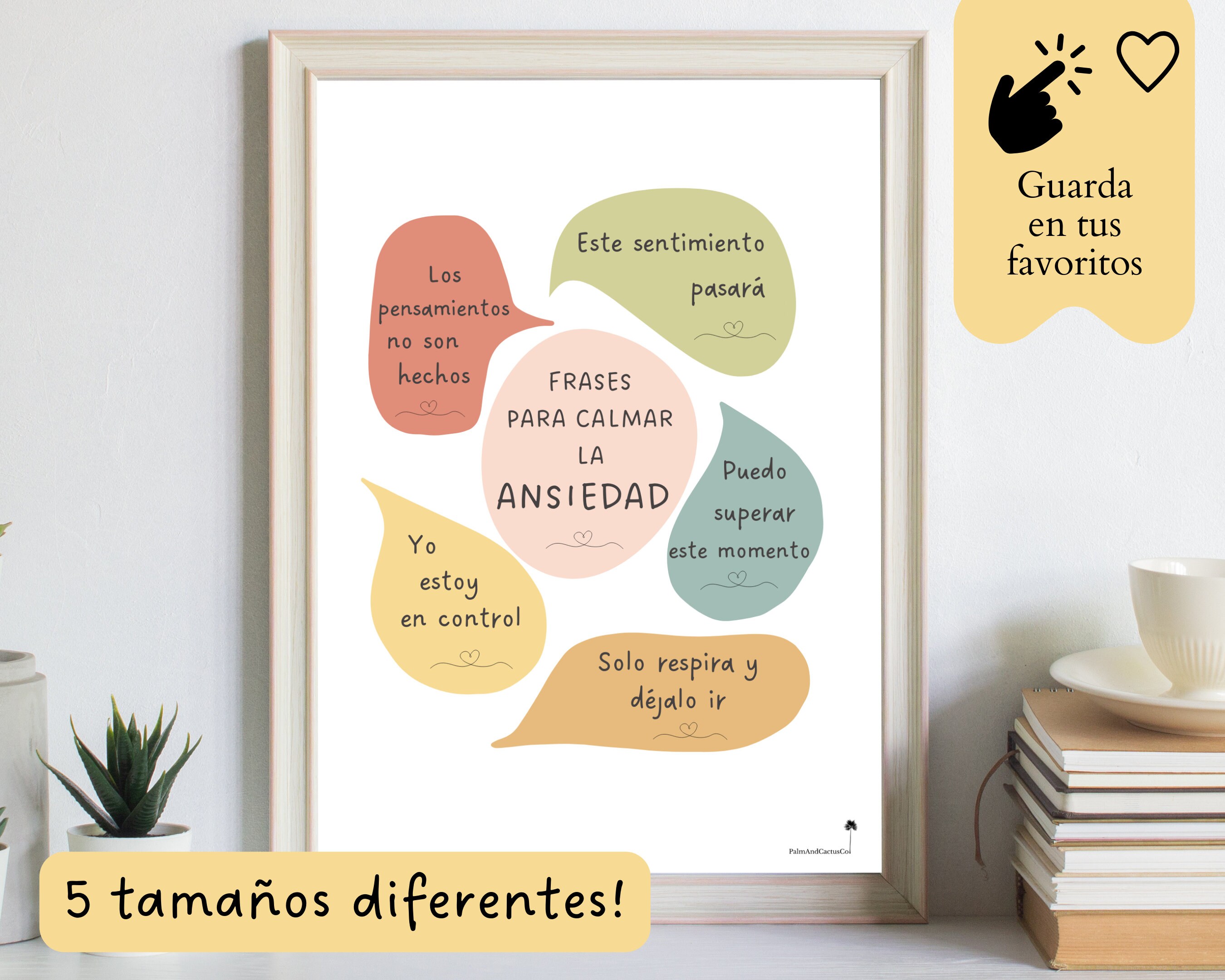 Anxiety Coping Statements Printable in SPANISH, Self Care, CBT/DBT ...