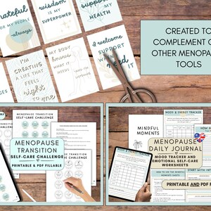 Menopause Affirmation Cards: Printable Self-care, Emotional Support ...