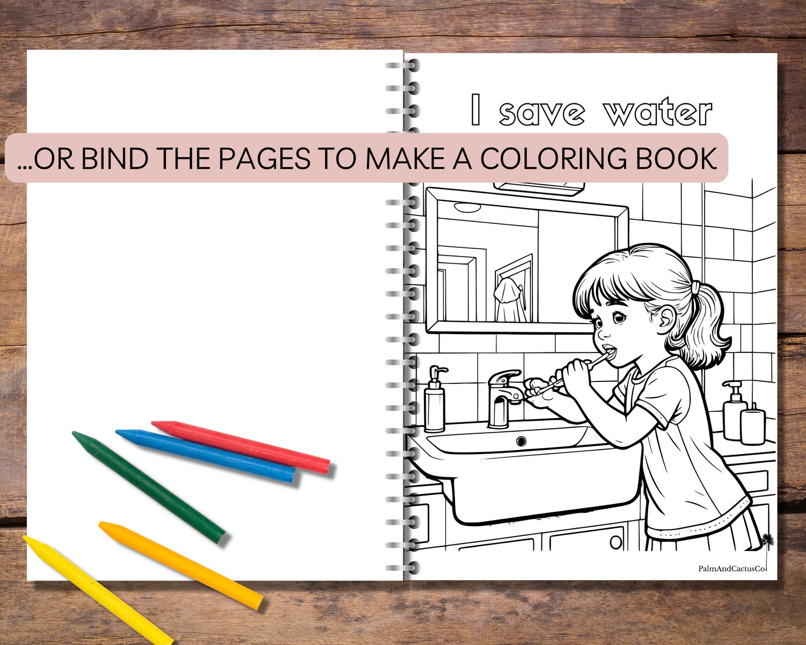 Save the Planet Coloring Book for Girls, Earth Day Coloring Pages ...