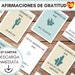 Spanish Gratitude Affirmation Cards: Printable Mindfulness Quotes (PDF ...