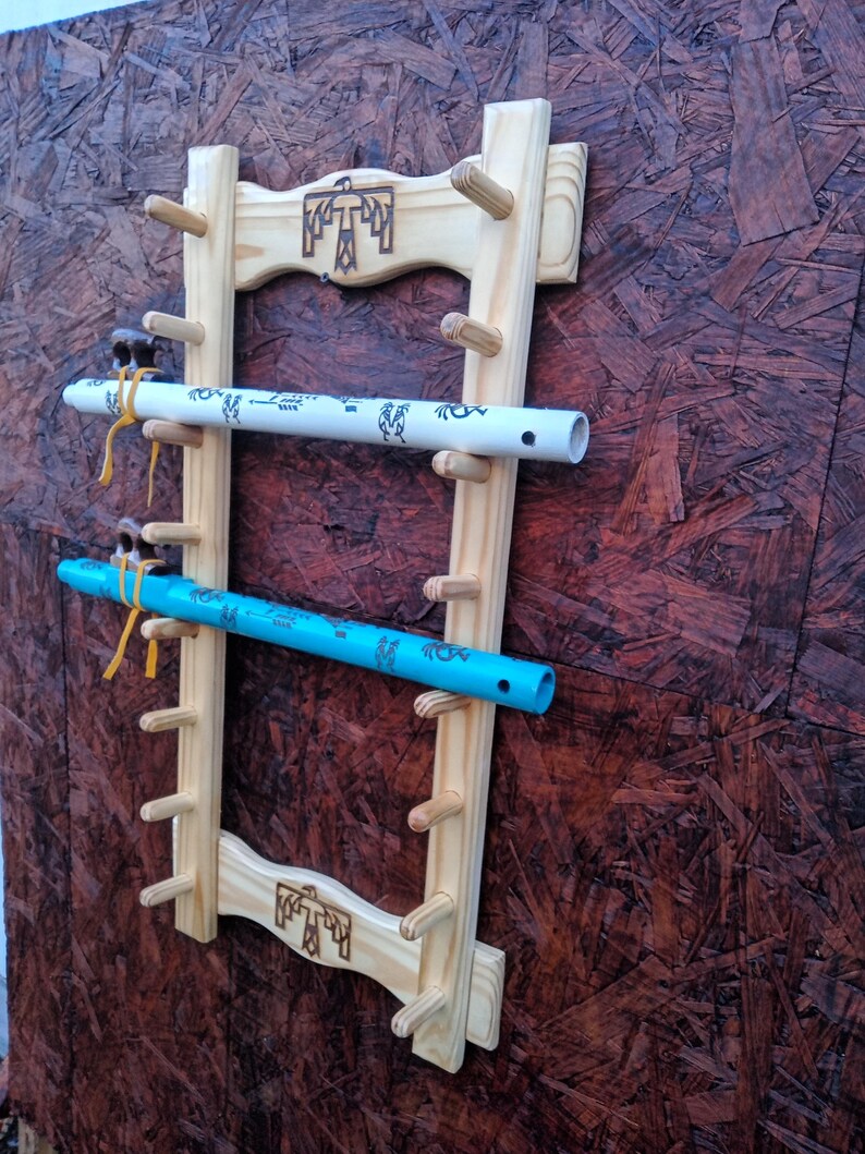 8 Native American Thunderbird Flute Rack - Etsy