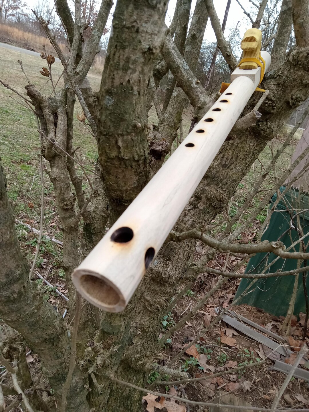 Poplar Native American Style Flute Kit Bear Totem Key G - Etsy