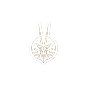Arabian Oryx - Adventucation Sticker - Etsy