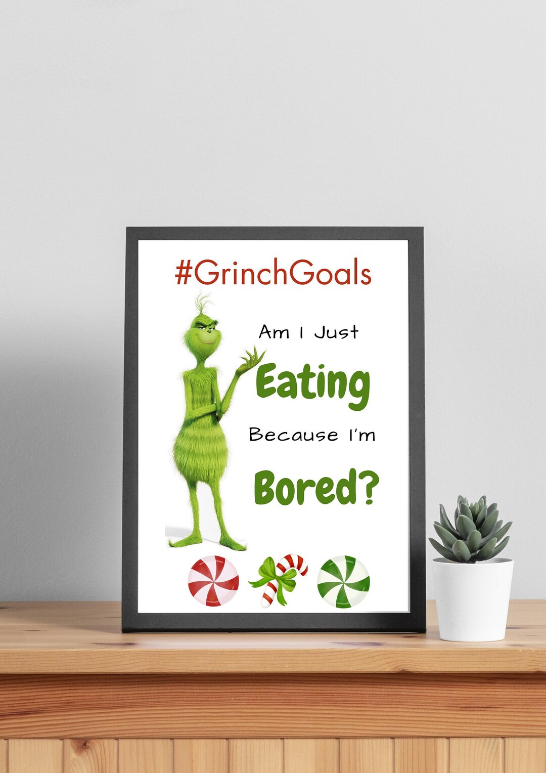 The Grinch am I Eating Because I Am Bored Grinch - Etsy