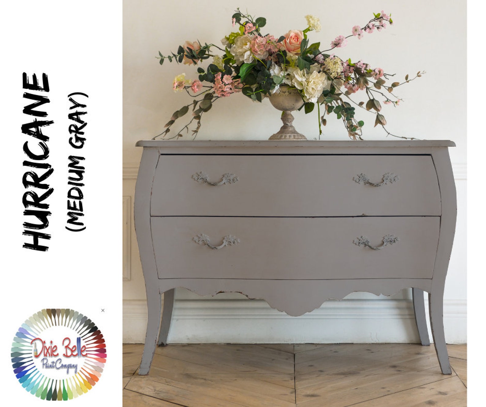 HURRICANE GRAY Chalk Mineral Paint, Gray Paint, Dixie Belle Paint ...
