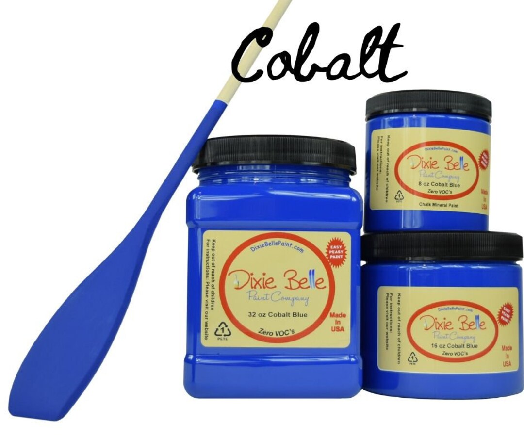 COBALT BLUE Chalk Paint, Blue Chalk Paint, Dixie Belle Chalk Mineral ...