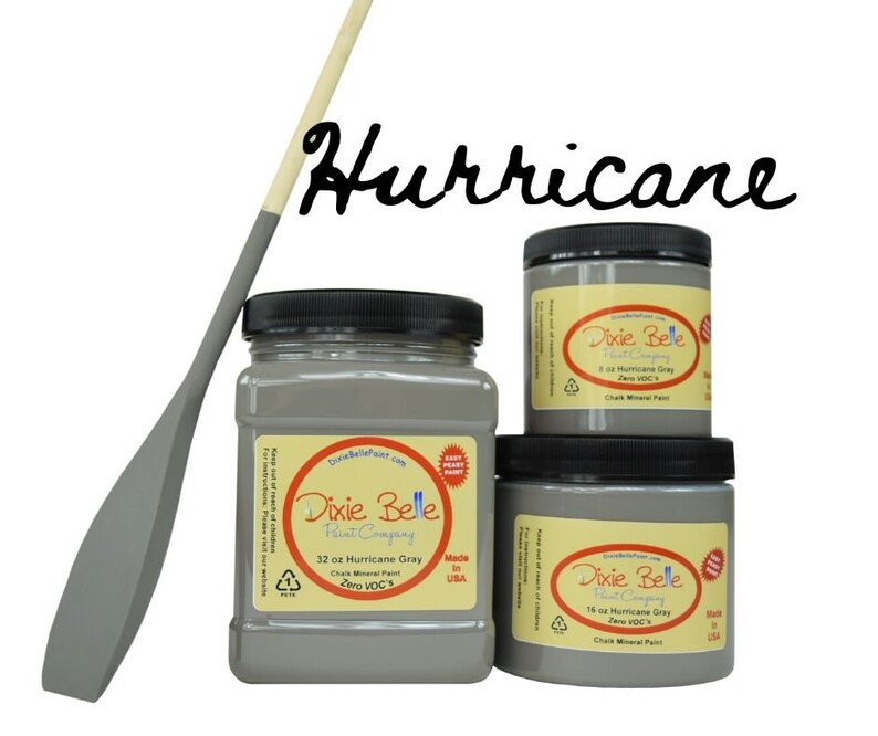 HURRICANE GRAY Chalk Mineral Paint Gray Paint Dixie Belle - Etsy