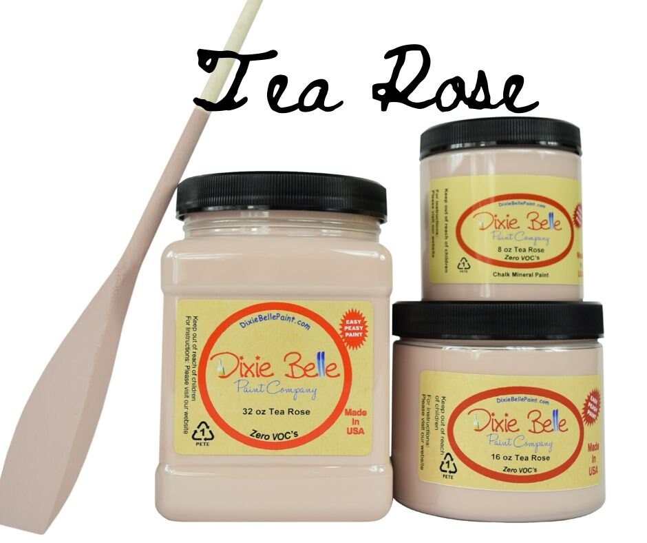 TEA ROSE Light Pink Chalk Mineral Paint Dixie Belle | Etsy