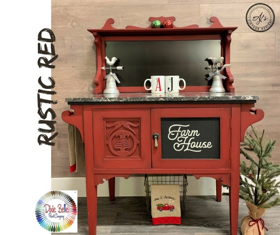 Red chalk paint store