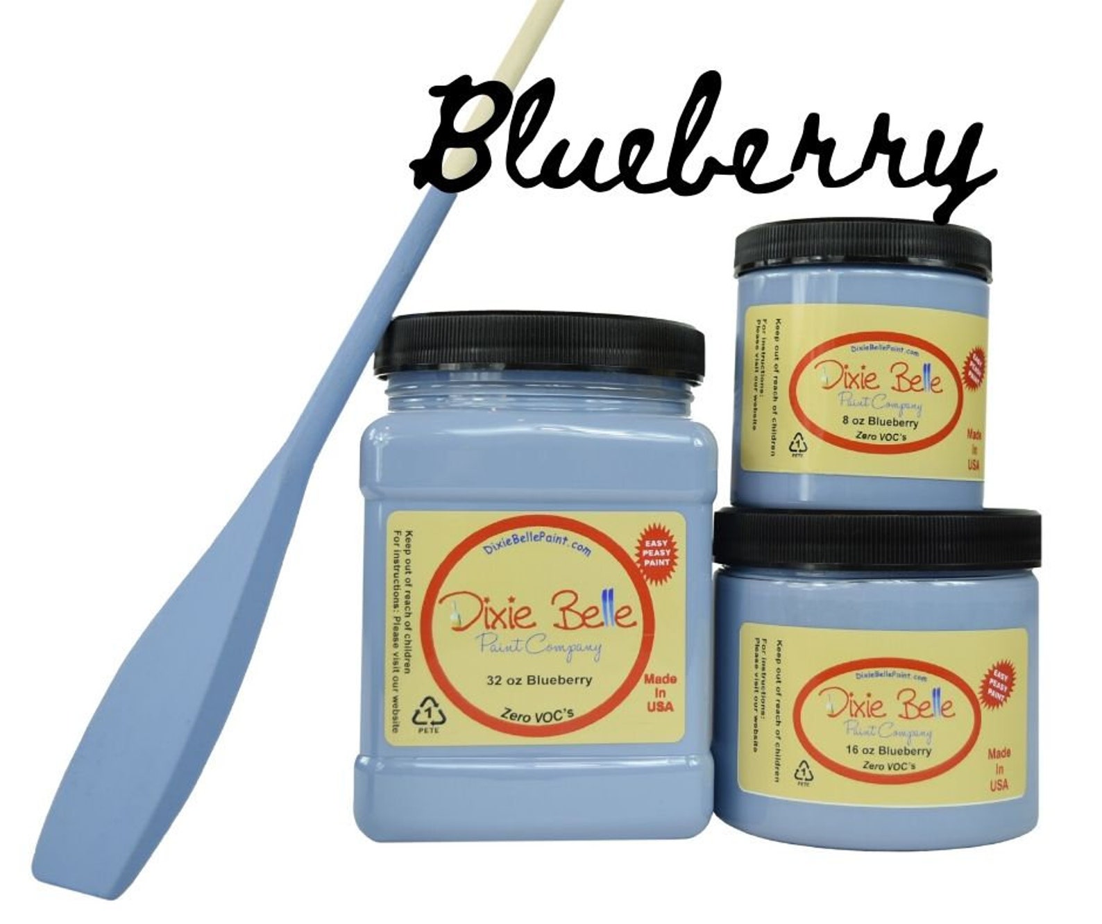 BLUEBERRY Chalk Paint Blue Periwinkle Chalk Paint Dixie - Etsy