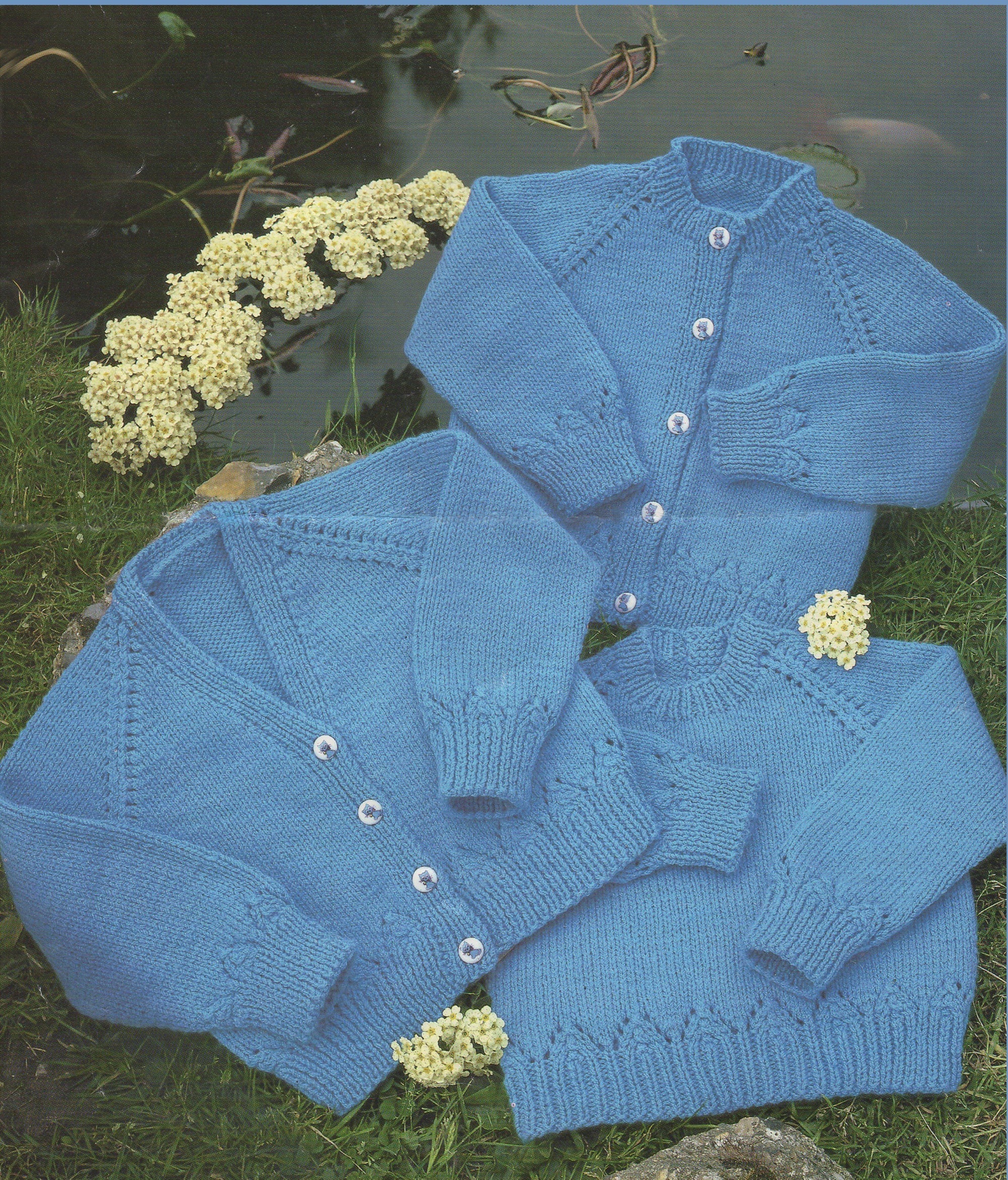 Baby Knitting Pattern, Vintage, DK and 4 Ply, Size 16-22 Inches Pdf ...