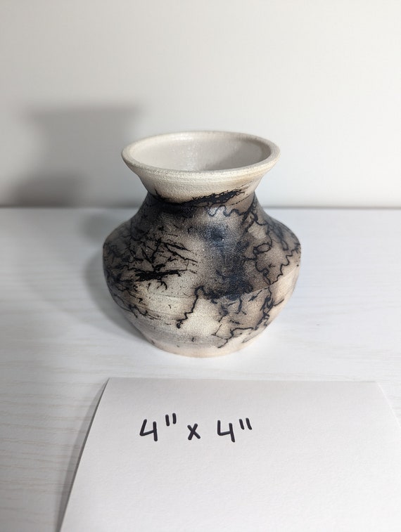 Feather Raku Pottery