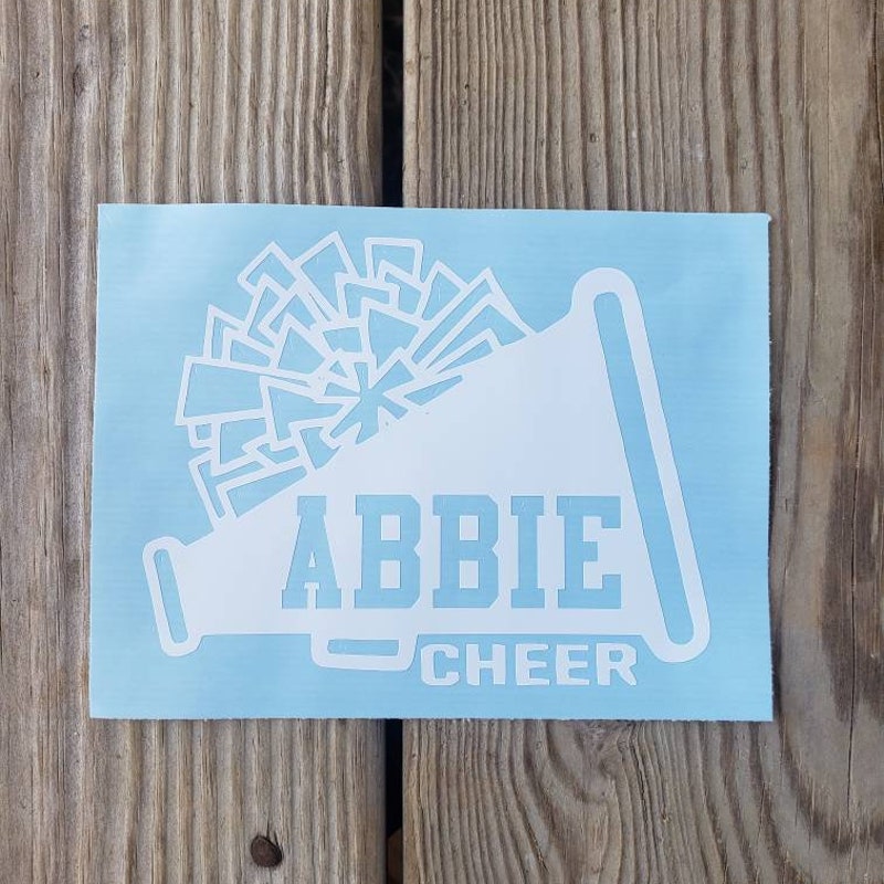 Cheerleader Decal - Etsy