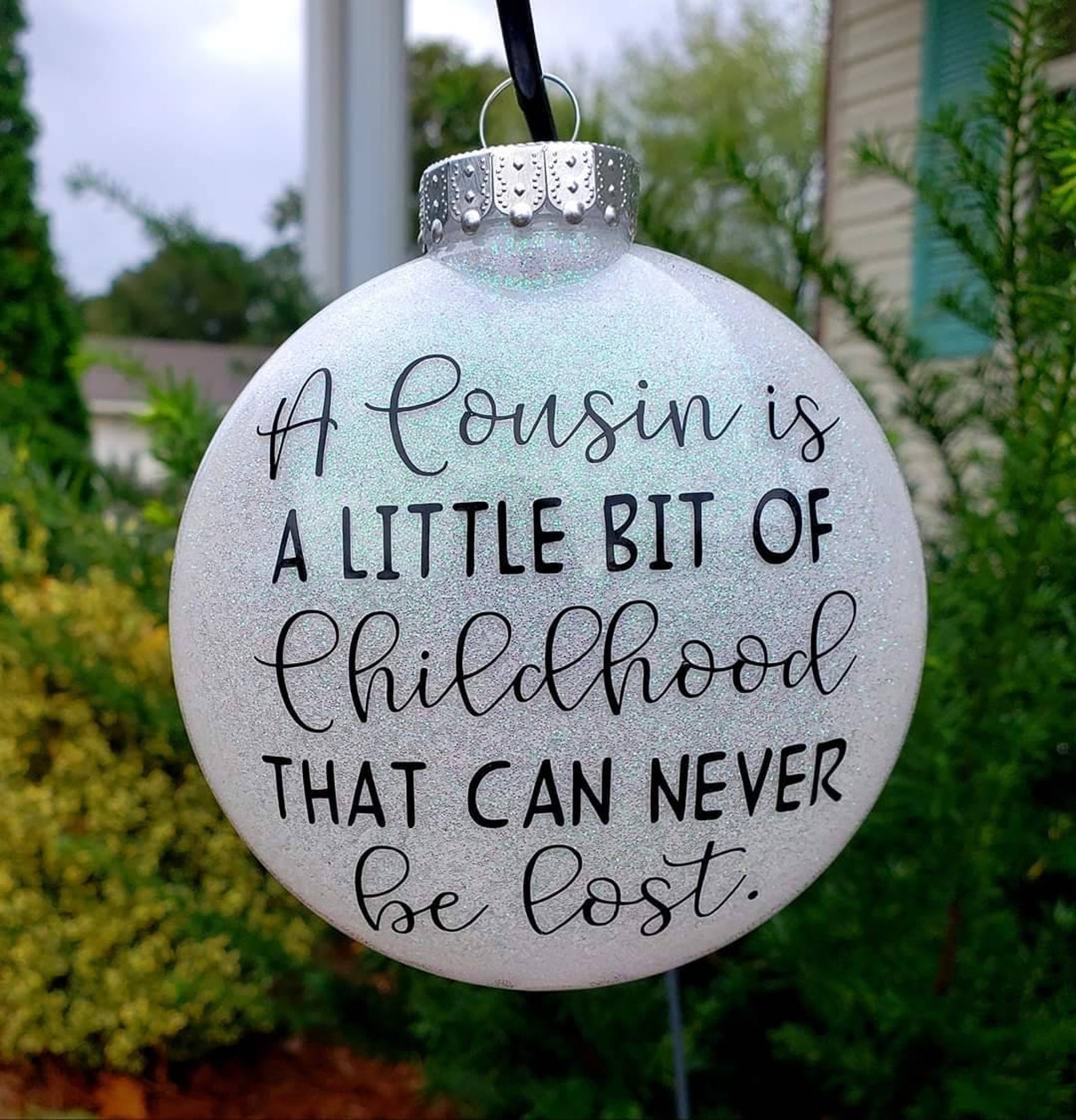 Cousin Glitter Christmas Ornament-family Gift-memories Made-cousin Crew ...