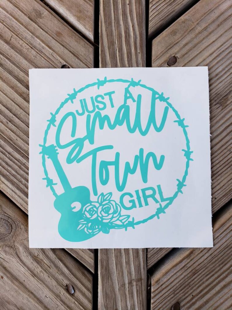 Small Town Girl Car Decal - Etsy