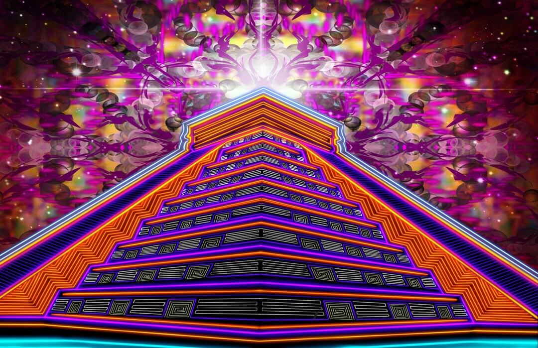 Sacred Temple Entity - 8.5" X 11" Digital Art Print - Etsy UK