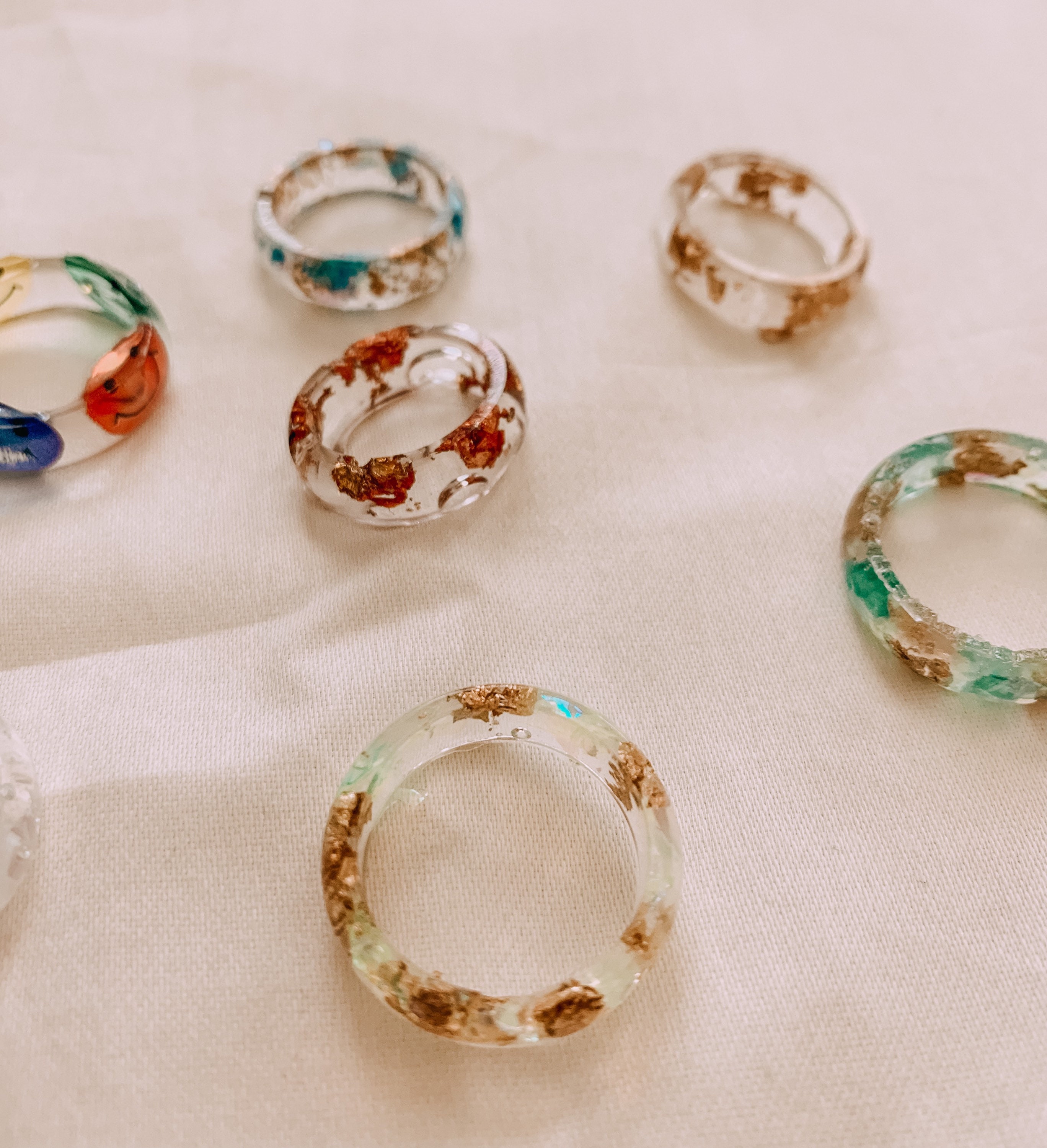 Handmade Resin Rings | Custom - Etsy