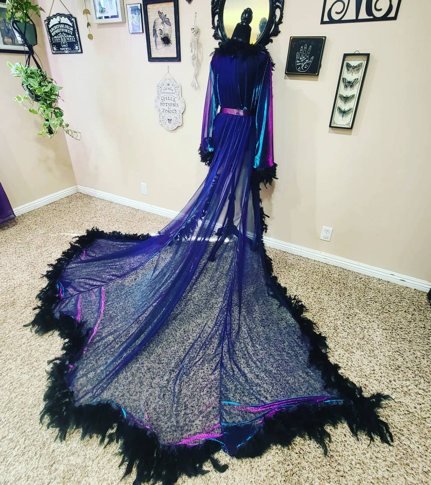 Victorian Robe Victorian Goth Goth Robe Dead Husband Robe - Etsy