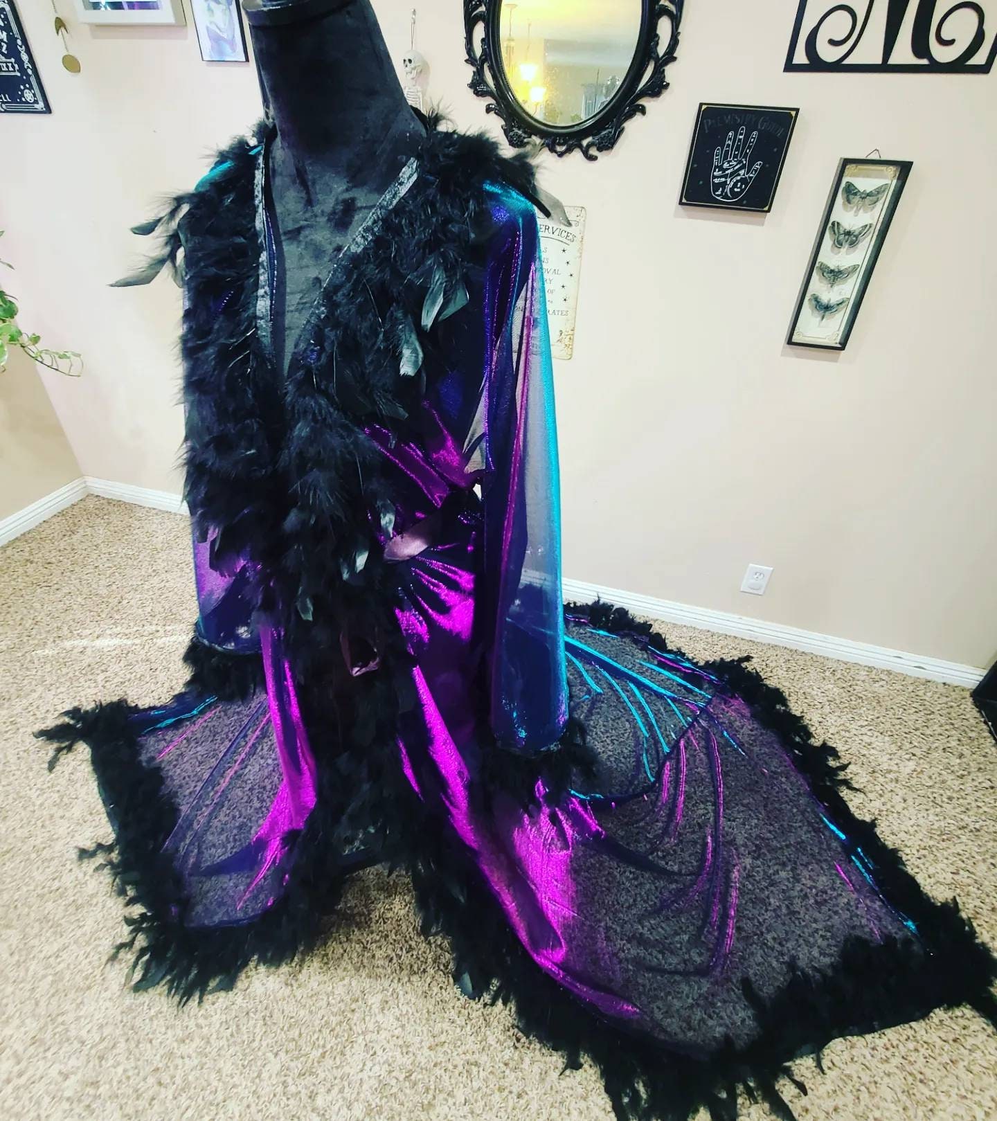 Victorian Robe Victorian Goth Goth Robe Dead Husband Robe - Etsy