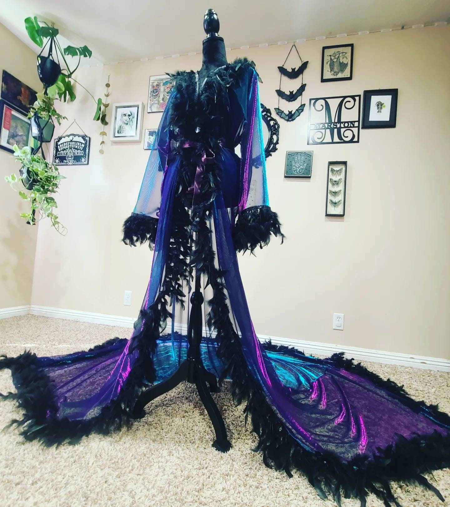 Victorian Robe Victorian Goth Goth Robe Dead Husband Robe - Etsy