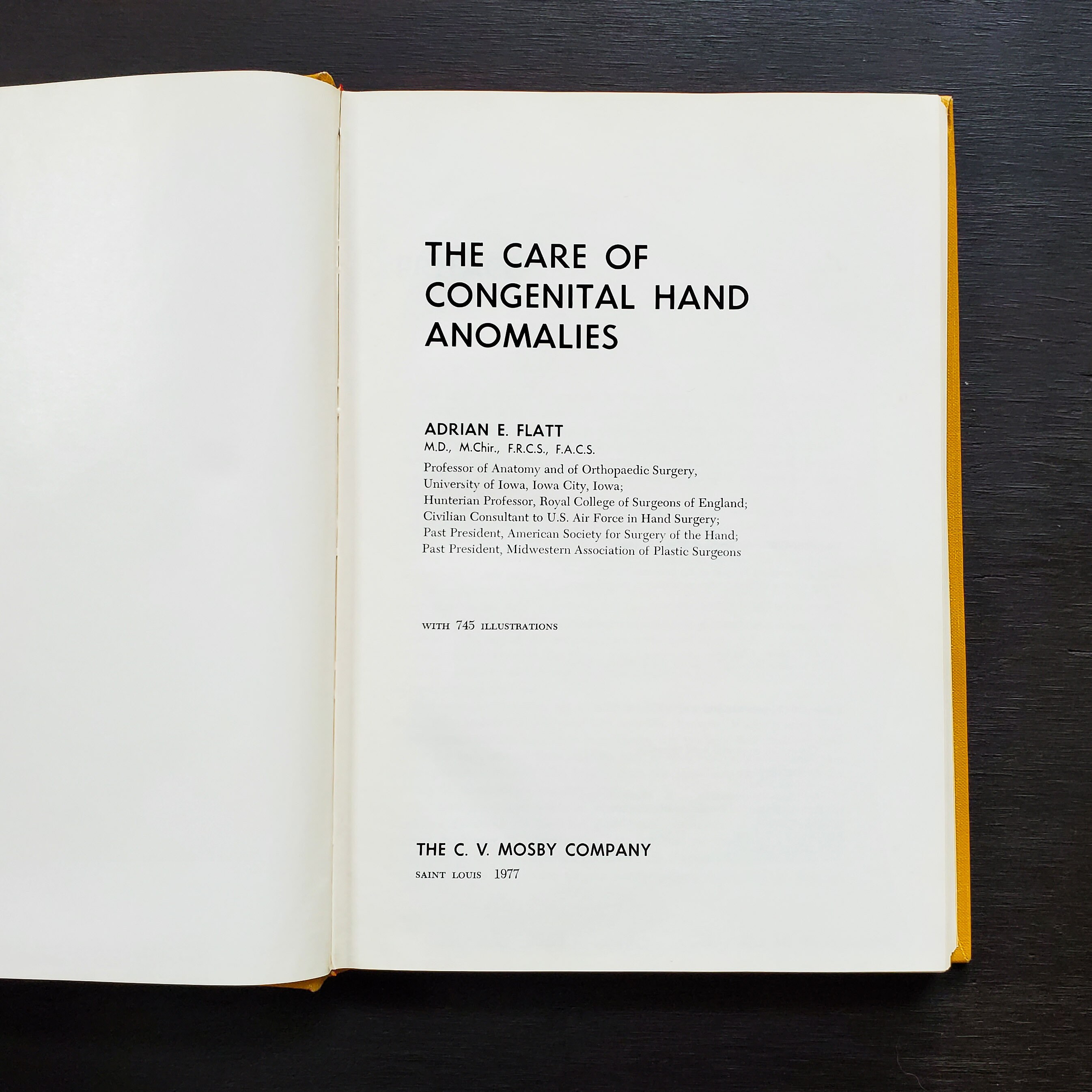 Rare Vintage 1st Ed 1977 the Care of Congenital Hand Anomalies by ...