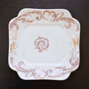 Antique Haviland & Co Limoges France Porcelain Square Plate Set - Etsy
