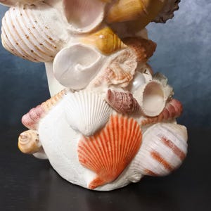 Vintage Large Ancient Greek Style Shell Goddess Bust Statue Art ...