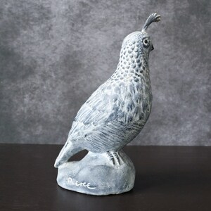 Vintage Rare Howard Pierce Large Hydrocal Quail Art Pottery Figurine ...