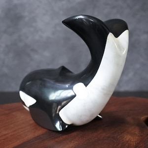 Vintage Orca Marble Stone Carving Figurine Killer Whale Sculpture - Etsy