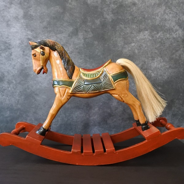 Wooden Rocking Horse - Etsy