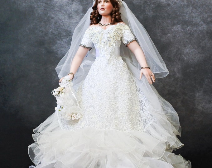 Stunning 34" Rustie & Patricia Rose Paradise Galleries Mary Bride ...